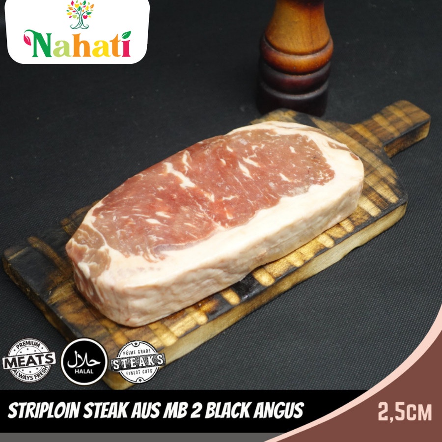 Jual Sirloin Steak Australia MB 2 Beef Steak Wagyu Juicy 2,5cm | Shopee ...