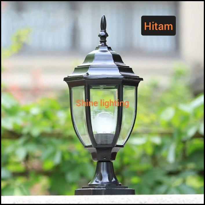 Jual Lampu Pilar/Lampu Pagar Klasik Outdoor Waterproof Tipe 1018 S2/S ...