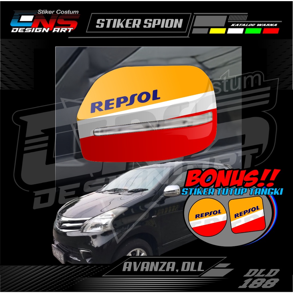 Jual Stiker Spion Mobil Toyota Avanza REPSOL Custom Semua Mobil Stiker ...