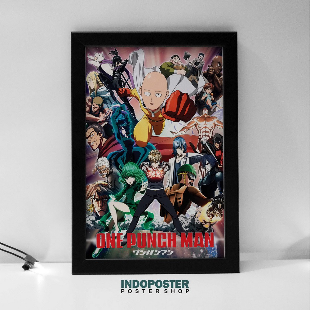 Jual Poster Anime One Punch Man Saitama A2 60X40cm | Shopee Indonesia