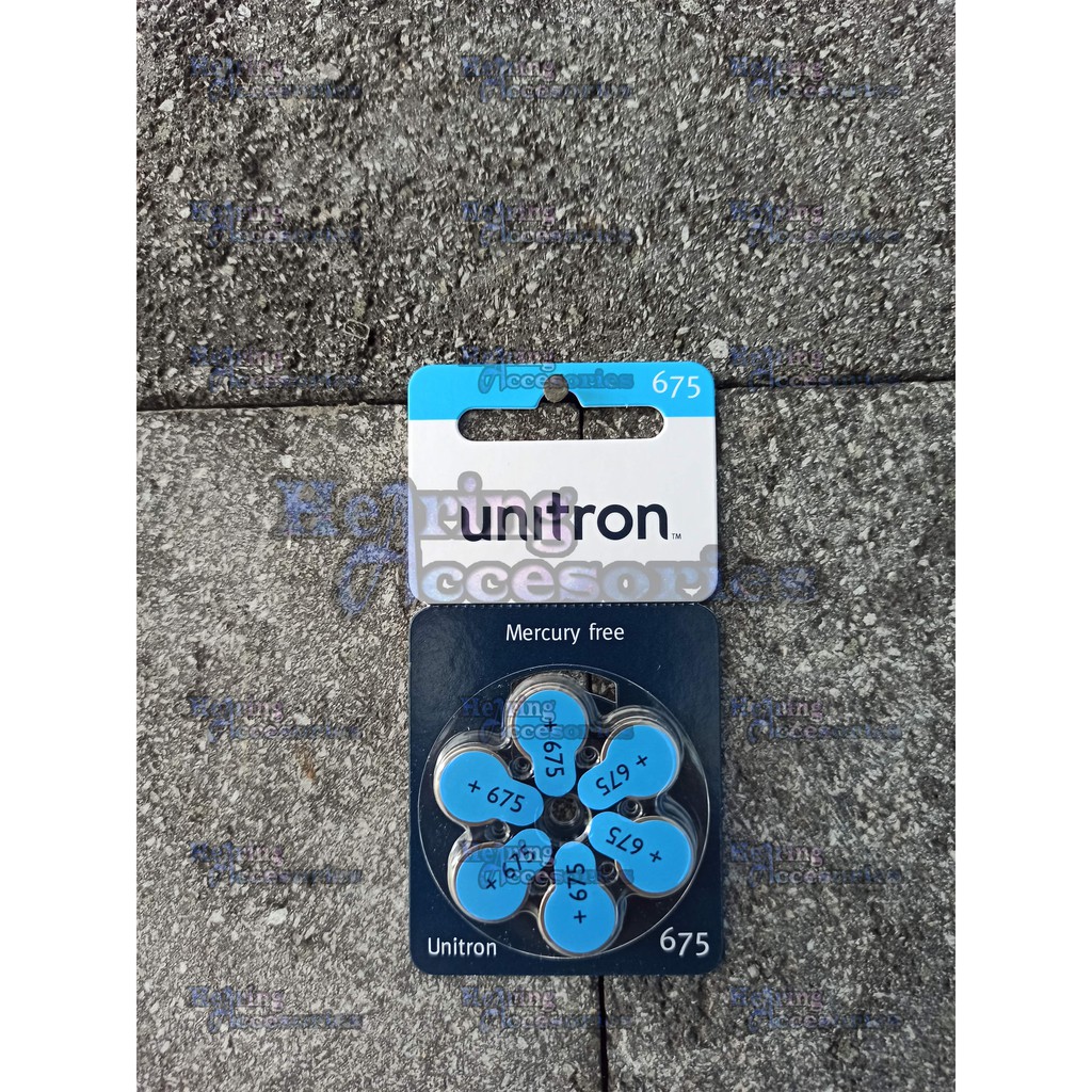 Jual Baterai Alat Bantu Dengar Free Mercury dari PowerOne - Unitron ...