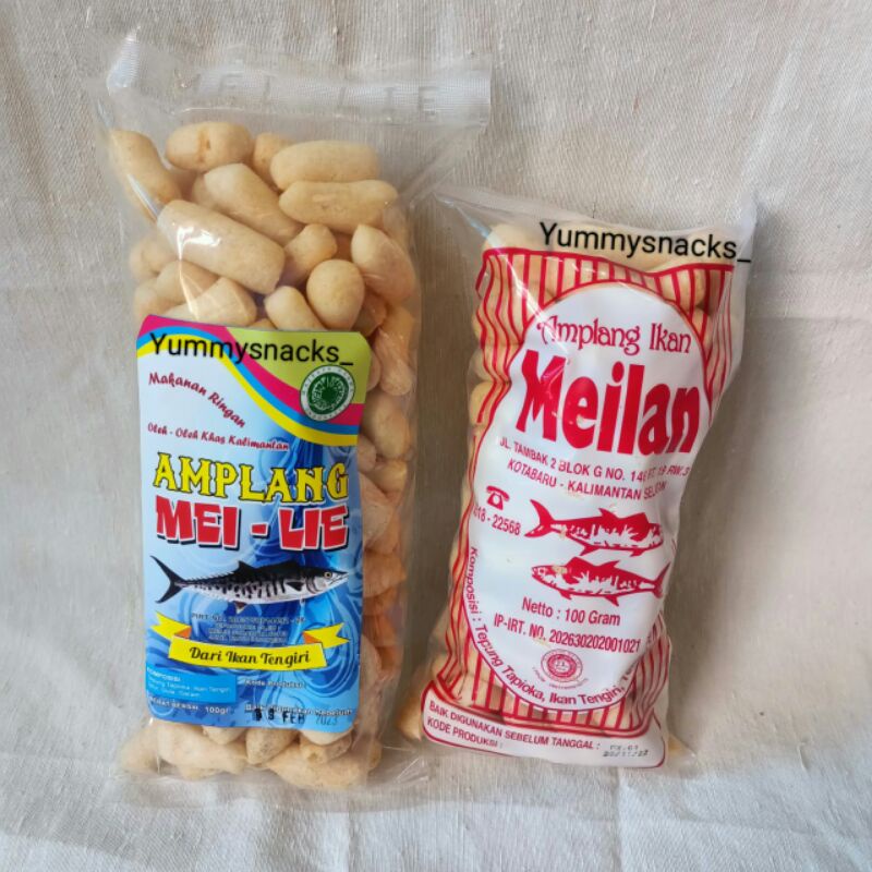 Jual Amplang Meilan /Kuku Macan Meilan/Amplang Meilie/Kerupuk Ikan ...