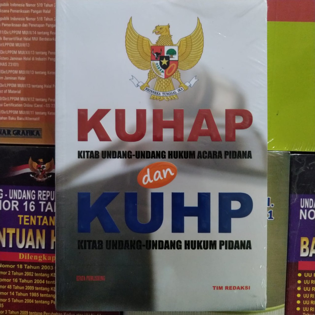 Jual BUKU ORIGINAL KUHAP DAN KUHP - EFATA | Shopee Indonesia