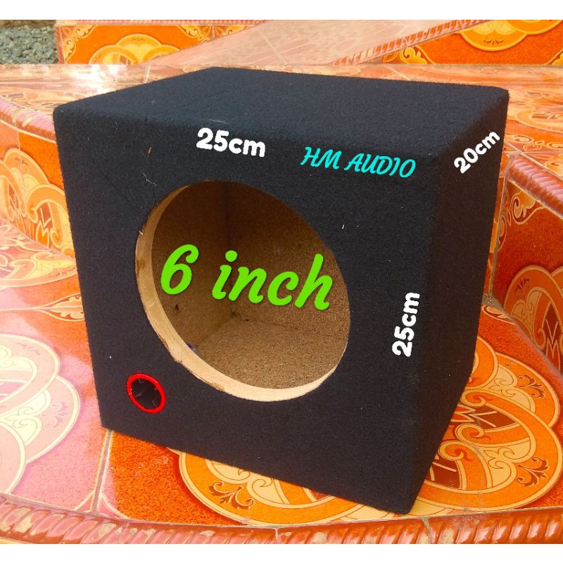 Jual Box Speaker Subwofer 6 inch box speaker 6 inch bungkus karpet ...