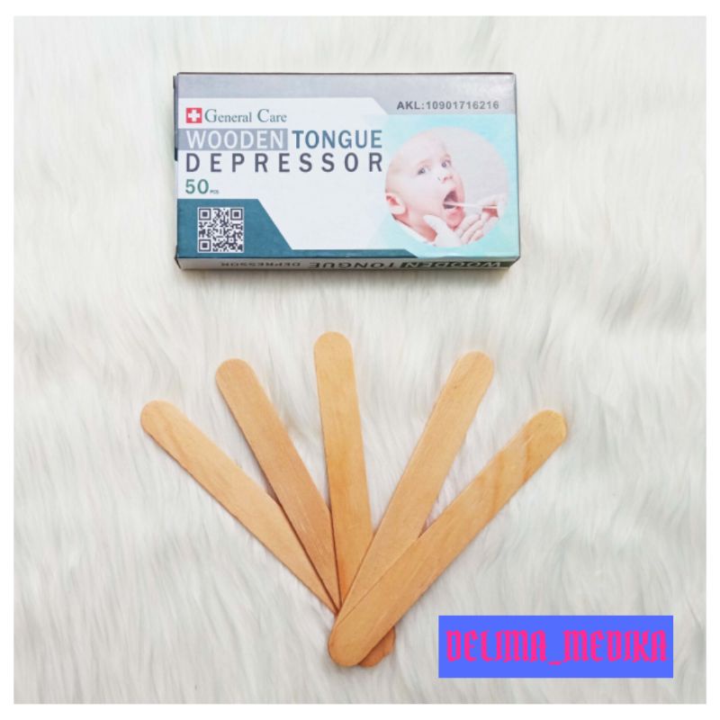 Jual Tong Spatel Lidah Kayu / Tongue Spatel / Wooden Tongue Depressor ...