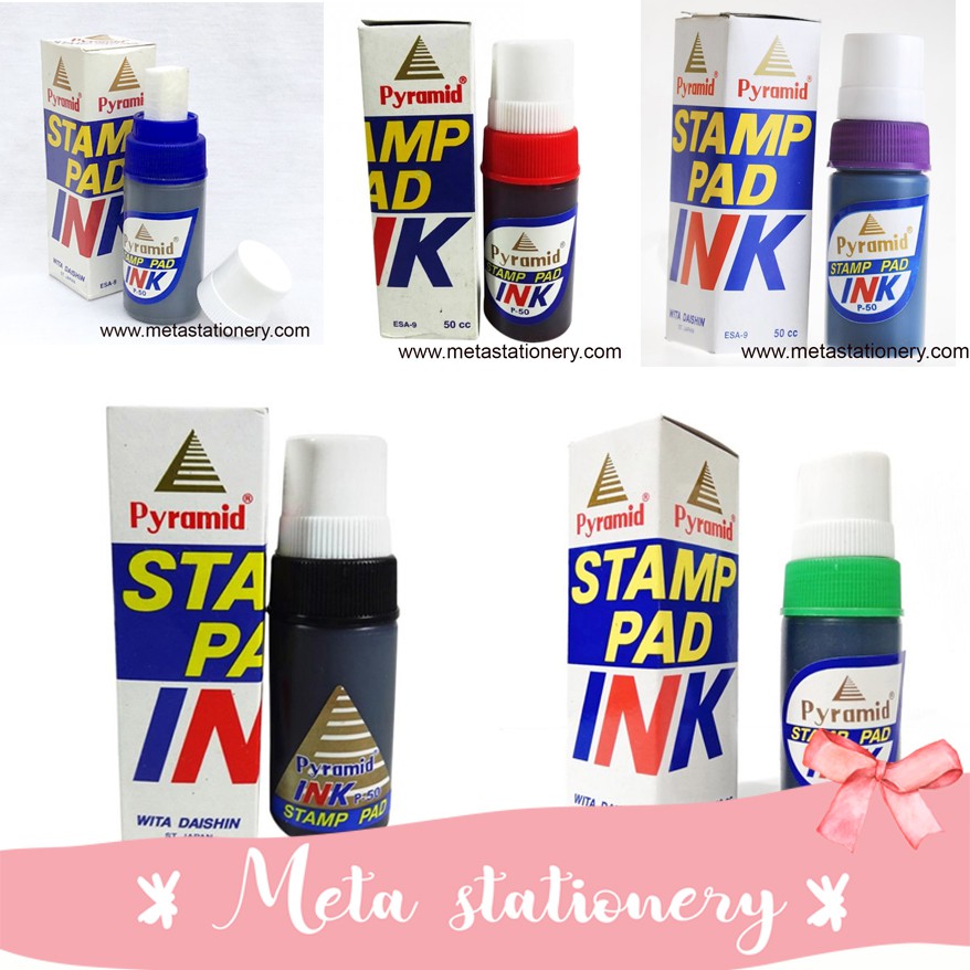Jual Tinta Stampel / Stamp Pad Pyramid 50cc | Shopee Indonesia