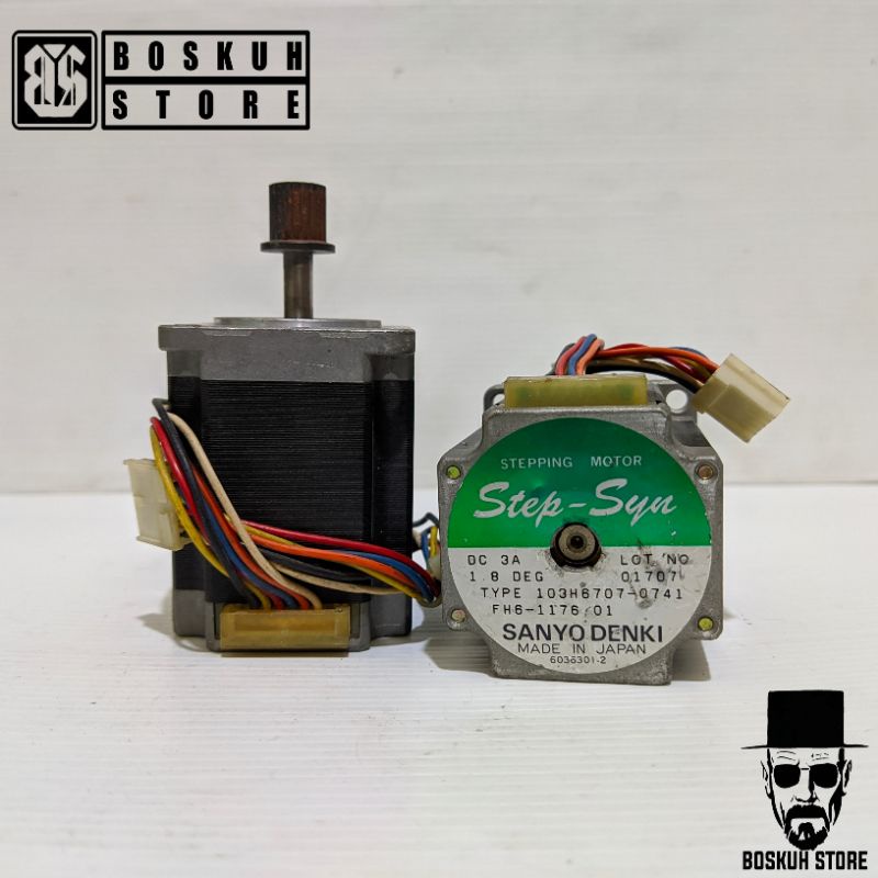 Jual Stepper Motor Sanyo Denki 3A Step Syn (1.8 DEG) | Shopee Indonesia