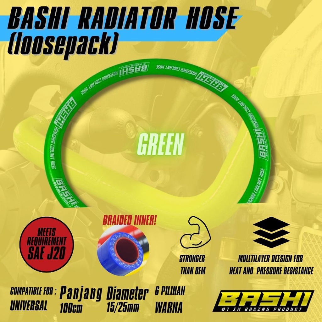 Jual SELANG RADIATOR 1M HOSE BASHI PANAS HIGH DUTY RADIATOR RACING ...