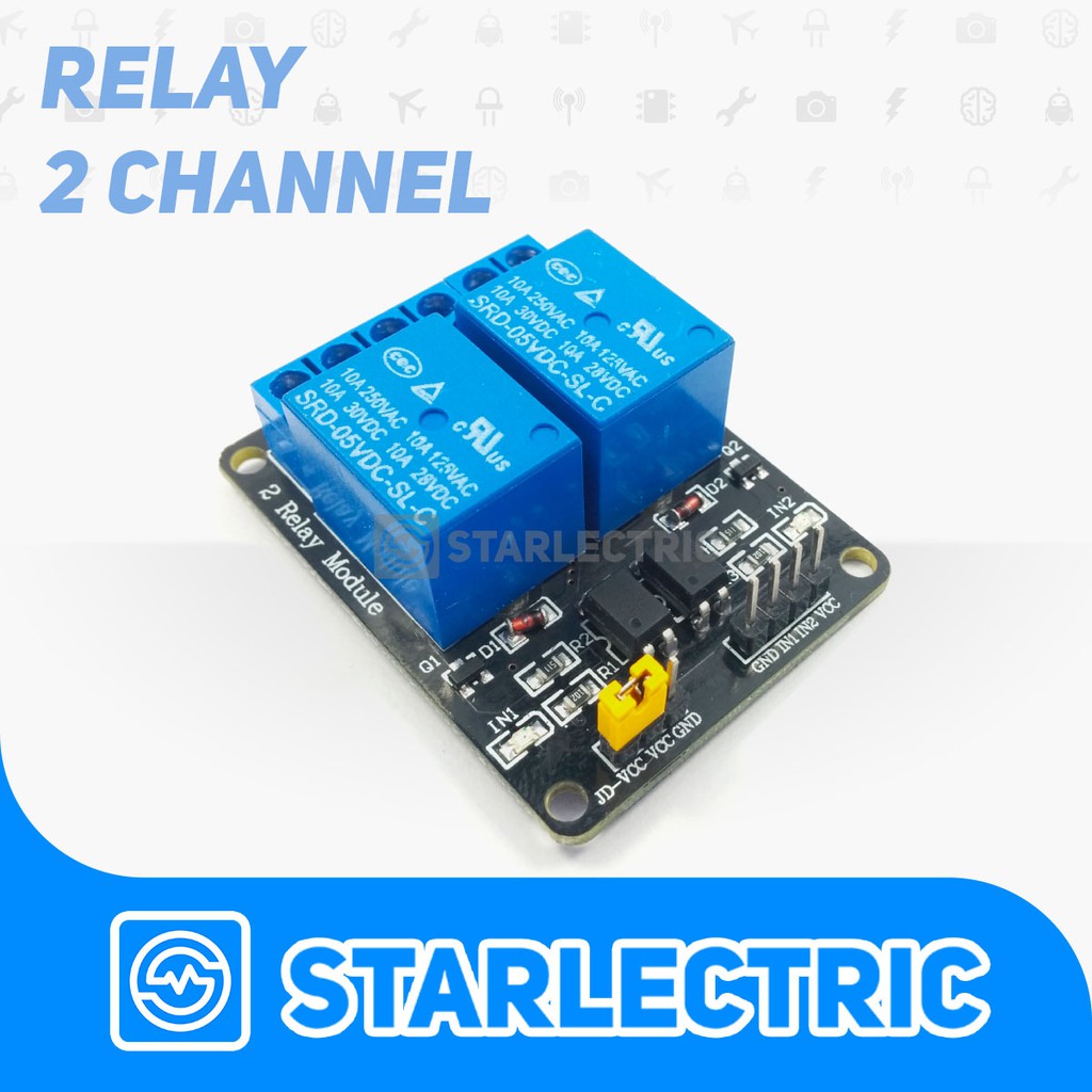 Jual Modul Relay 2 Channel Arduino | Shopee Indonesia