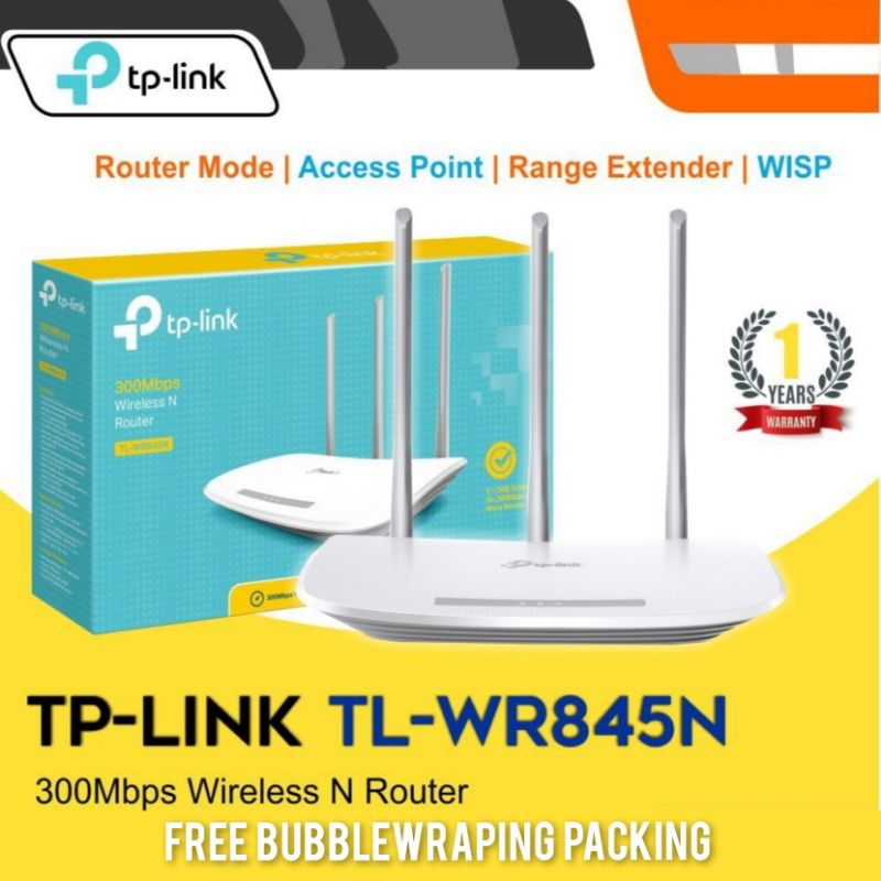 Jual TP-LINK TL-WR845N WIFI ROUTER 300Mbps 3 Antena Garansi Resmi TP ...