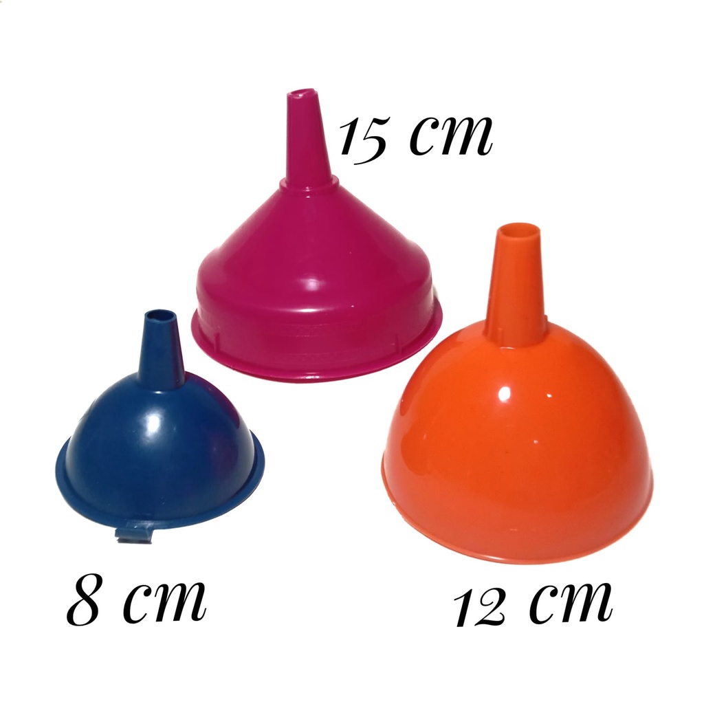 Jual Corong Air Mini Kecil Corong MInyak Plastik 8 cm 12 cm 15cm | Shopee Indonesia