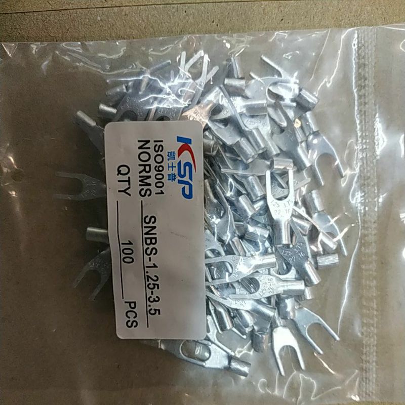 Jual SKUN Y 1,25-3,5 UNTUK KABEL 0,25-1,5MM ECERAN SATUAN | Shopee Indonesia