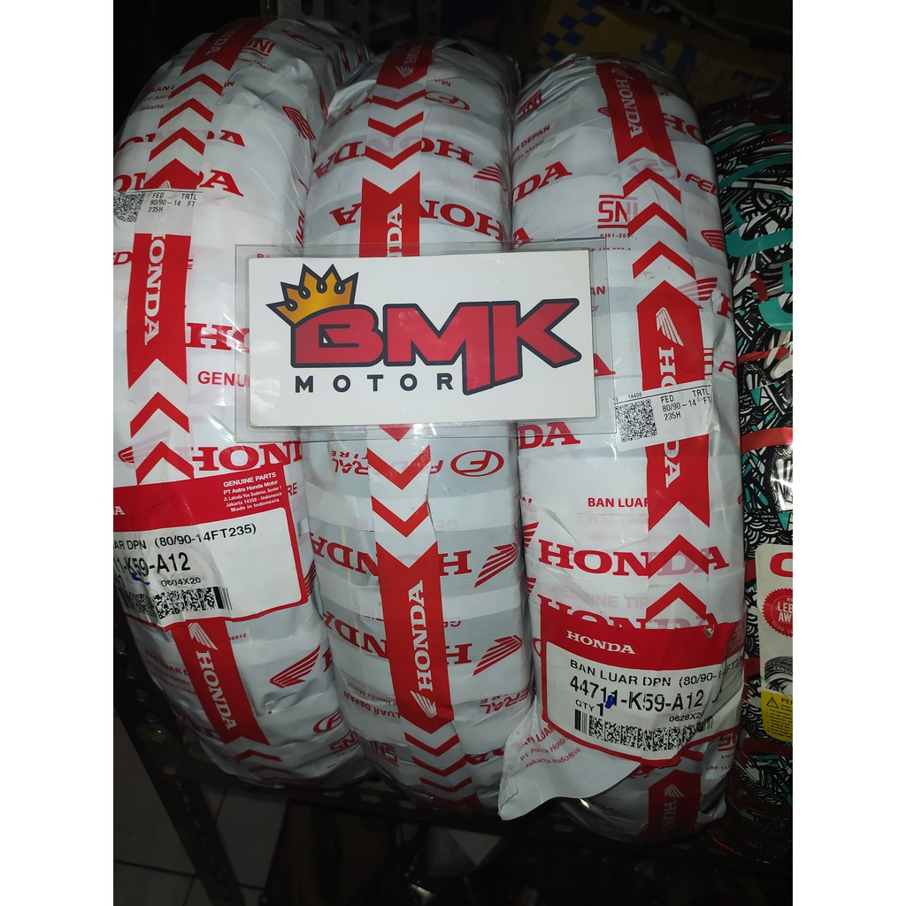 Jual BAN MOTOR FEDERAL AHM 80/90-14 TUBELESS | Shopee Indonesia