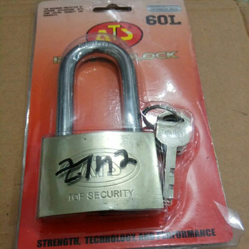 Jual GEMBOK ATS 60 mm panjang Pagar Pintu Rumah Garasi | Shopee Indonesia