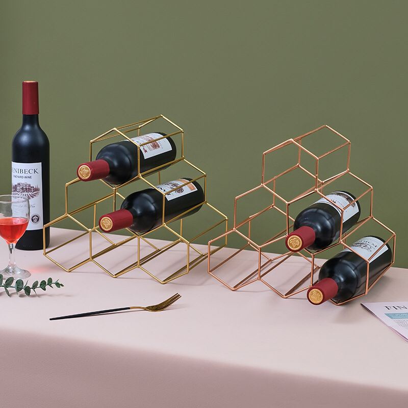 Jual PC RW Wine Rack HoneyComb / Rak Wine / Rak Pajangan Wine / Rak ...