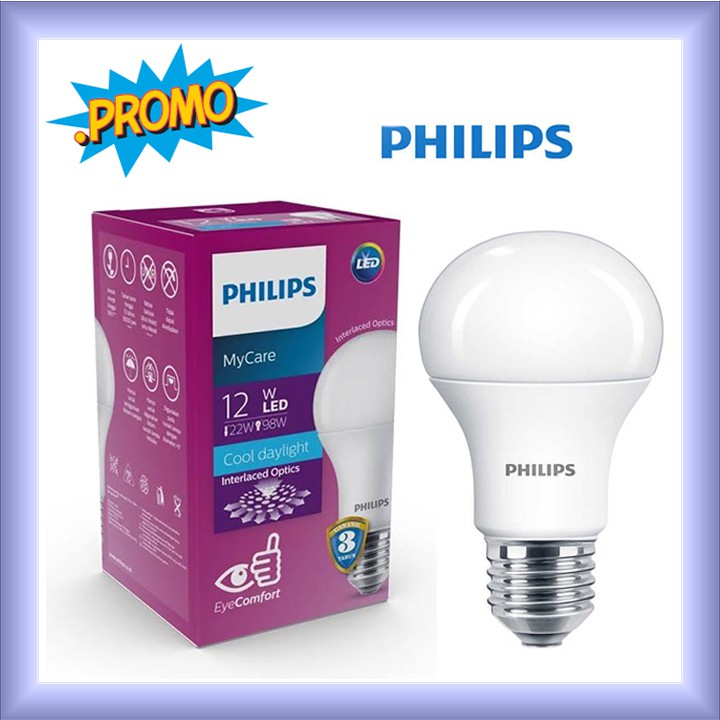 Jual Lampu Led Hemat Energi Philips 12 Watt Cahaya Tidak Silau di Mata ...
