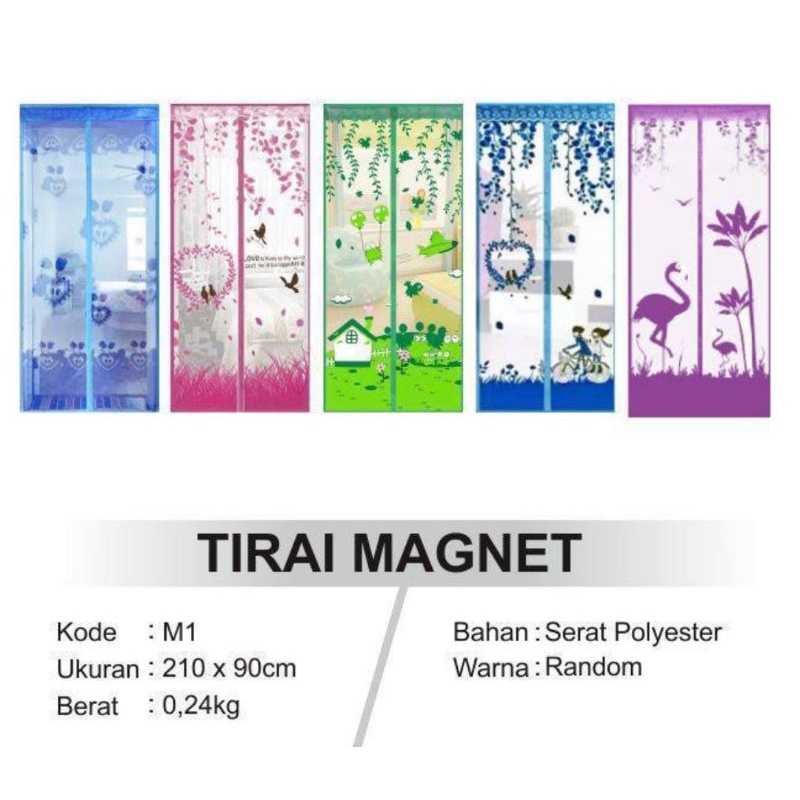 Jual Tirai Magnet Anti Nyamuk 90x210 cm | Shopee Indonesia