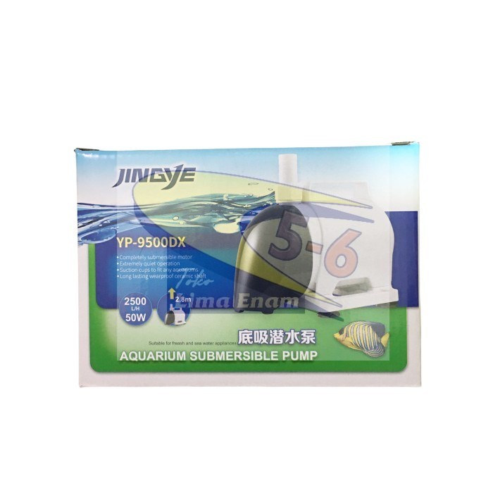 Jual Pompa Kolam Hidroponik Aquarium Submersible Pump Jingye YP 9500DX ...