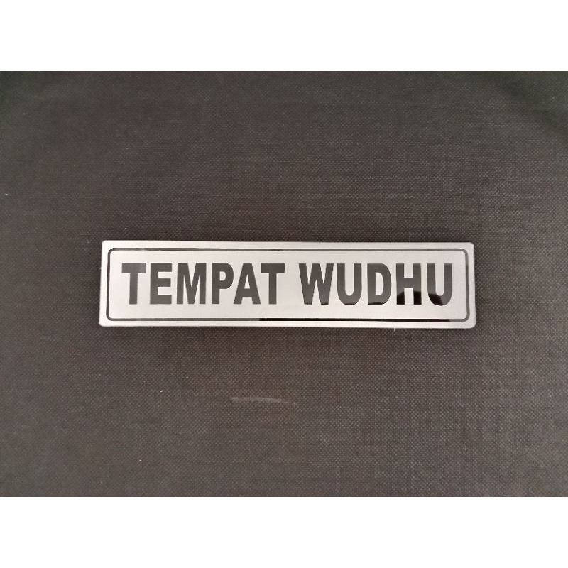 Jual Sign label TEMPAT WUDHU | Shopee Indonesia