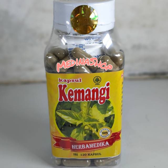 Jual Kapsul Daun Kemangi Herbamedika 120 Kapsul | Shopee Indonesia