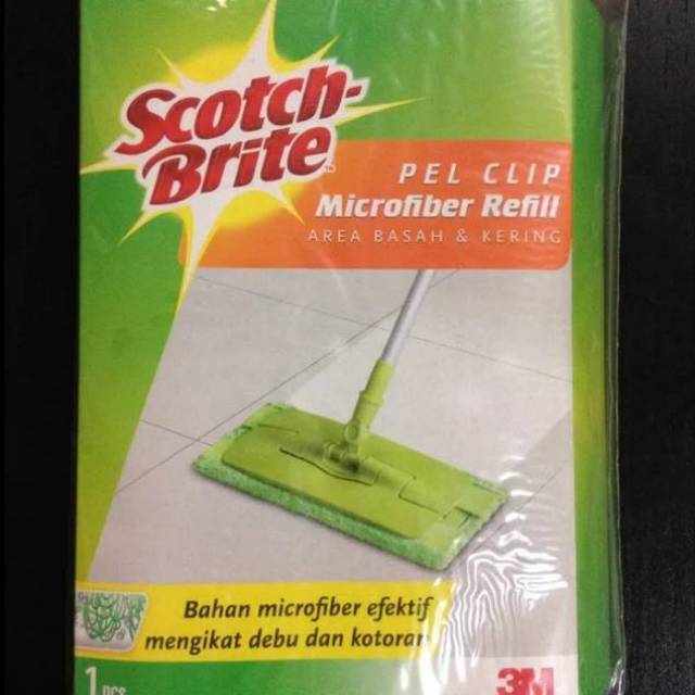 Jual DISKON 3M Scotch Brite Pel Microfiber Teleskopik Refill , ID-751 ...