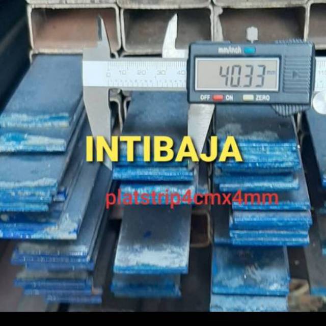 Jual BESI PLAT STRIP 6X19X6m (16,5mm x 4,7mm x 5,7m) | Shopee Indonesia