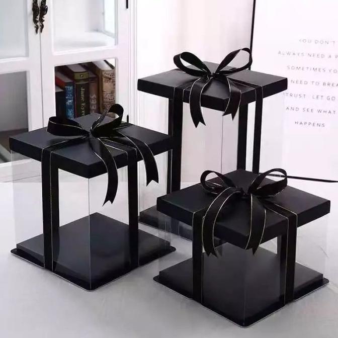 Jual Premium Product!!! Cake Box Mika Transparan Kotak Kue Mika Gift ...