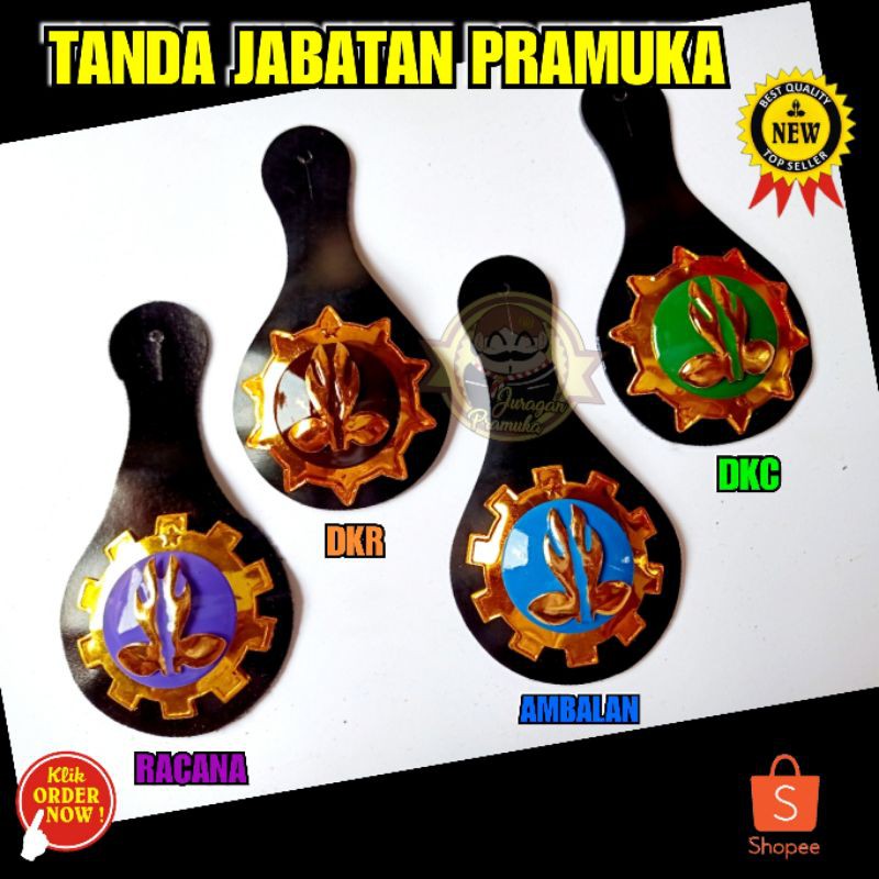 Jual Tanda jabatan pramuka DKR/DKC/RACANA/AMBALAN tumpuk / tanjab ...