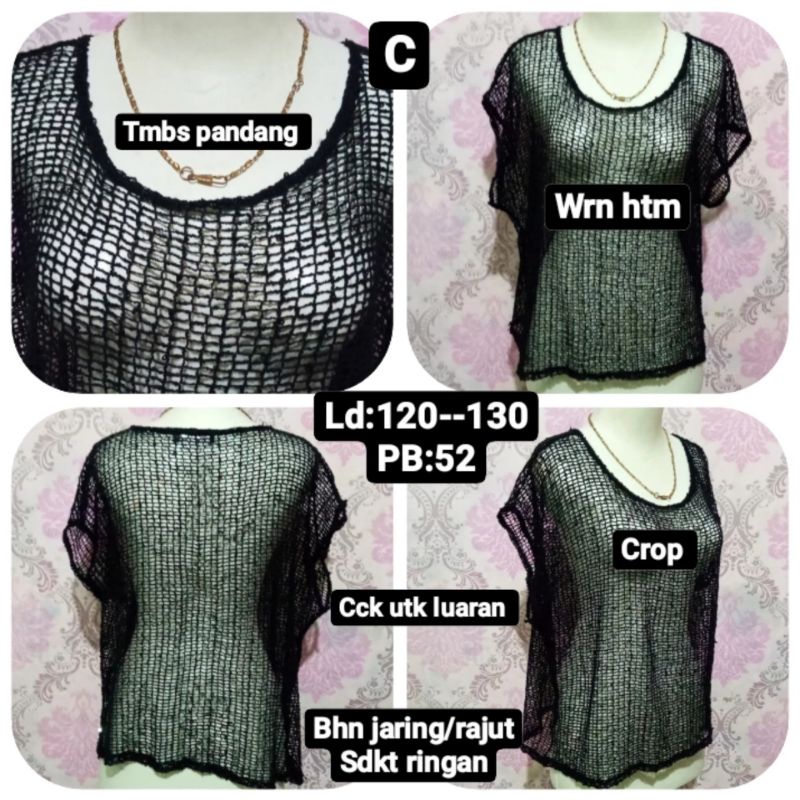 Jual JARING JUMBO/RAJUT JUMBO/baju jaring wanita/luaran wanita | Shopee ...