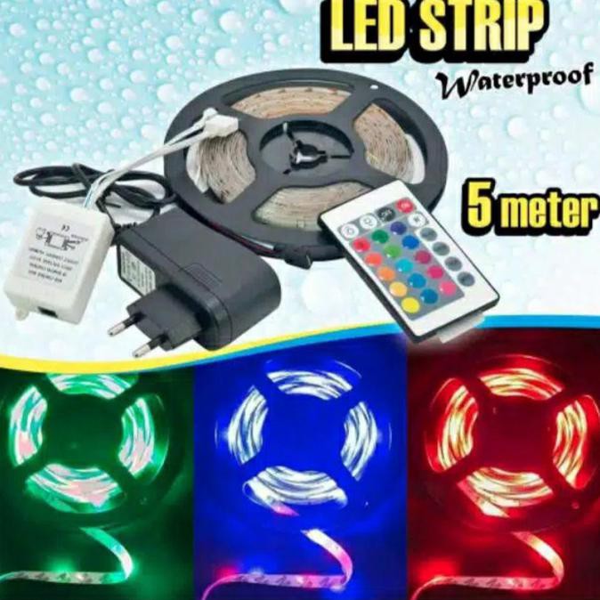 Jual Lampu Led Strip Rgb Remot Lampu Dekorasi Hias Plafon 5Meter Murah ...