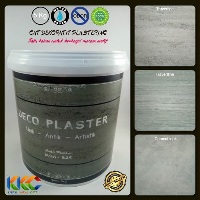 Jual Cat Dekoratif Plastering - Deco Plaster - Kemasan 5 Kg | Shopee ...