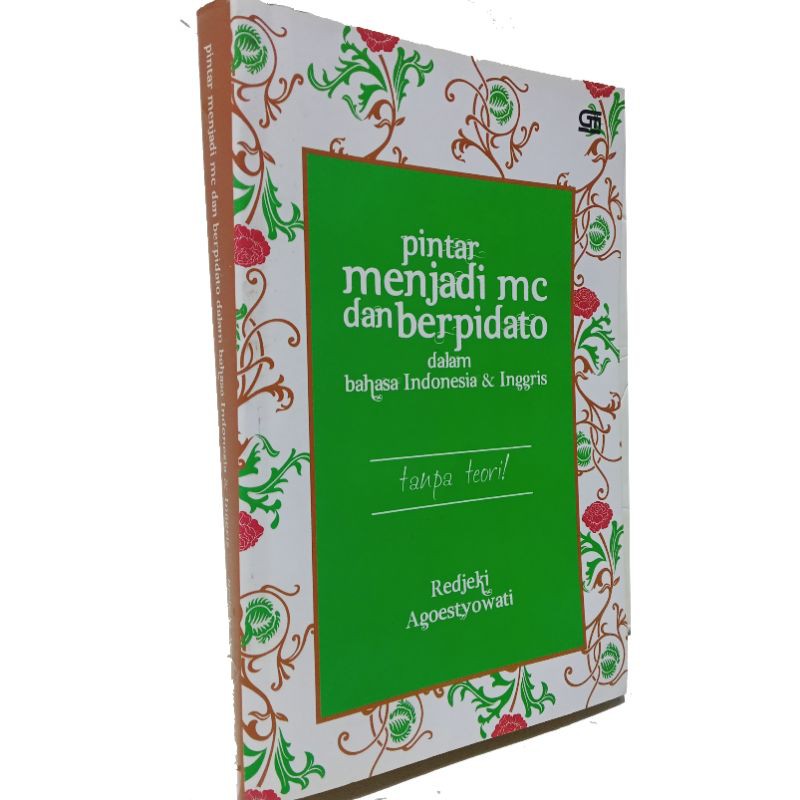 Jual buku pintar Menjadi MC dan berpidato tanpa Teori redjeki ...