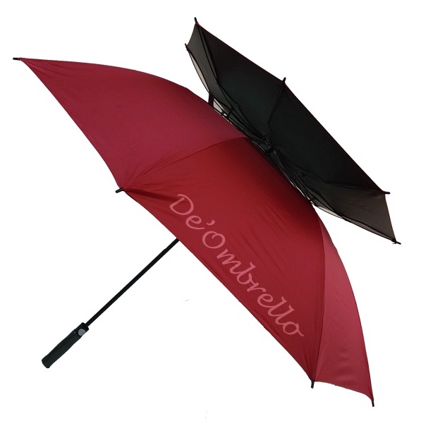 Jual (101/081) Payung Golf Otomatis Susun Jumbo Polos Lapis Hitam ...