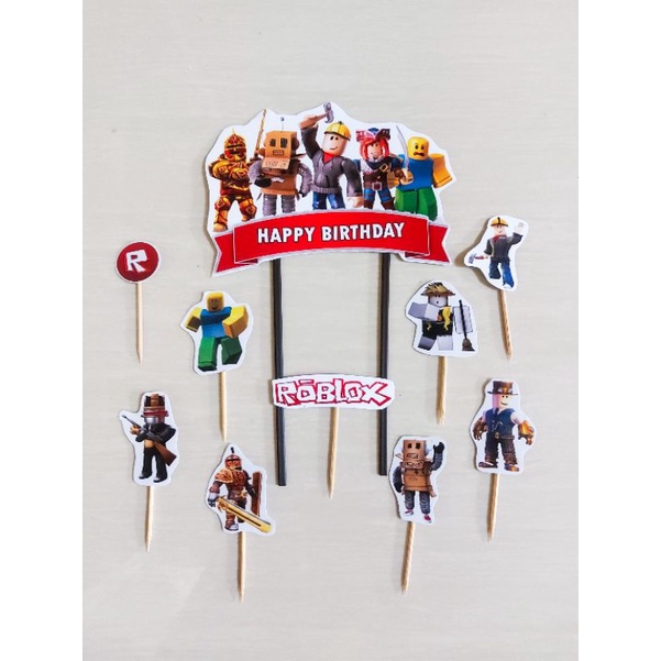 Jual TOPPER ROBLOX / CAKE TOPPER ROBLOX / TOPPER KUE ROBLOX / TOPPER ...