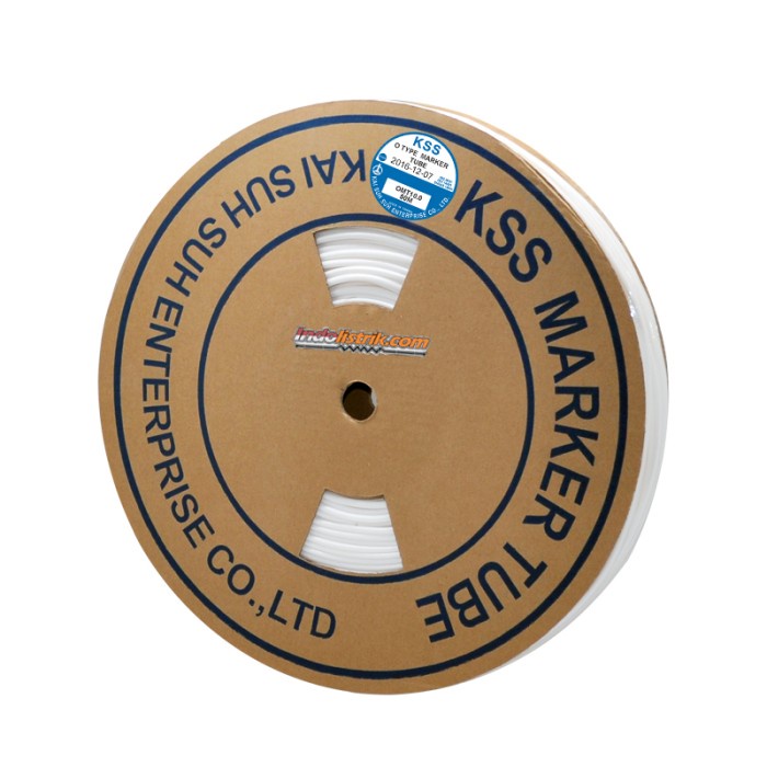 Jual Kabel Roll - Marker Tube Kabel Kss Omt 10 Putih Size 10Mm - 50Mtr ...