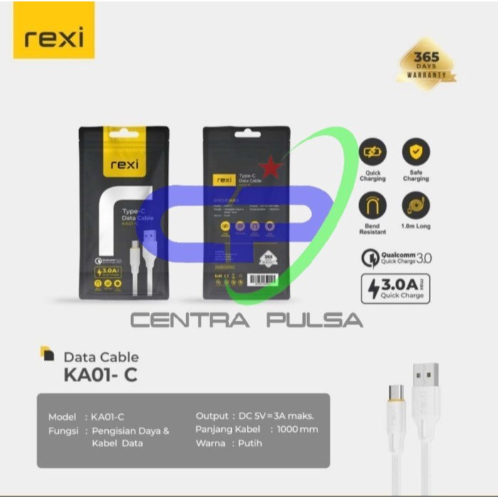 Jual Kabel data REXI KA01-C TYPE C | Shopee Indonesia