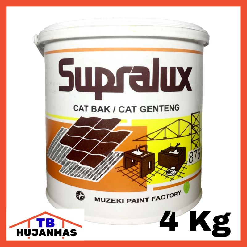 Jual SUPRALUX Cat Genteng Cat Bak Base Air 4Kg | Shopee Indonesia