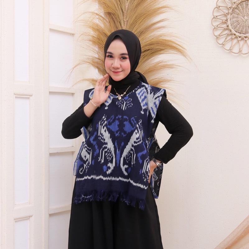 Jual TORA VEST UNISEX ETNIK TENUN IKAT DAYAK OUTER TENUN TORAJA SONGKET ...