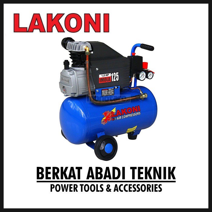 Jual LAKONI IMOLA 125 Mesin Kompresor Pompa Angin 1HP Kompressor ...