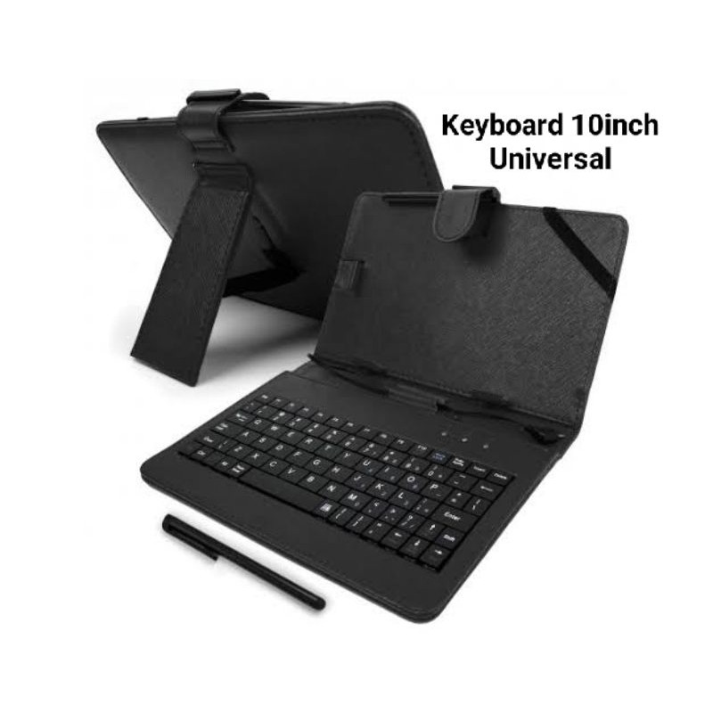 Jual Universal Keyboard Case Tablet 10inch Leather Case Keyboard ...