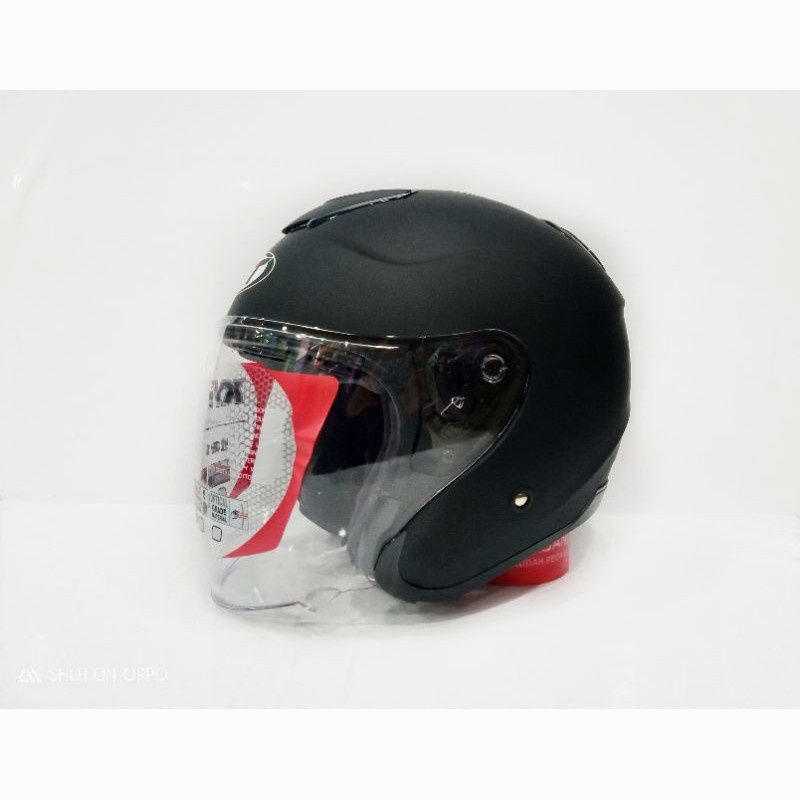 Jual Helm KYT KYOTO Hitam Dop ORIGINAL | Shopee Indonesia