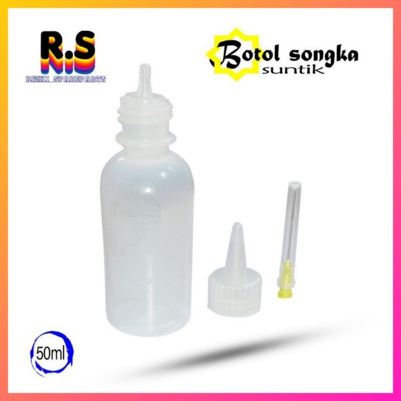 Jual BOTOL SIONGKA RELIFE RL-054 50ML JARUM BOTOL CAIRAN SIONGKA THINNER SERVICE | Shopee Indonesia