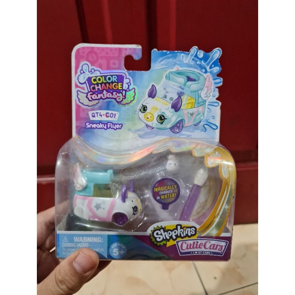 Jual shopkins cutie cars color change fantasy sneaky flyer, genie ...