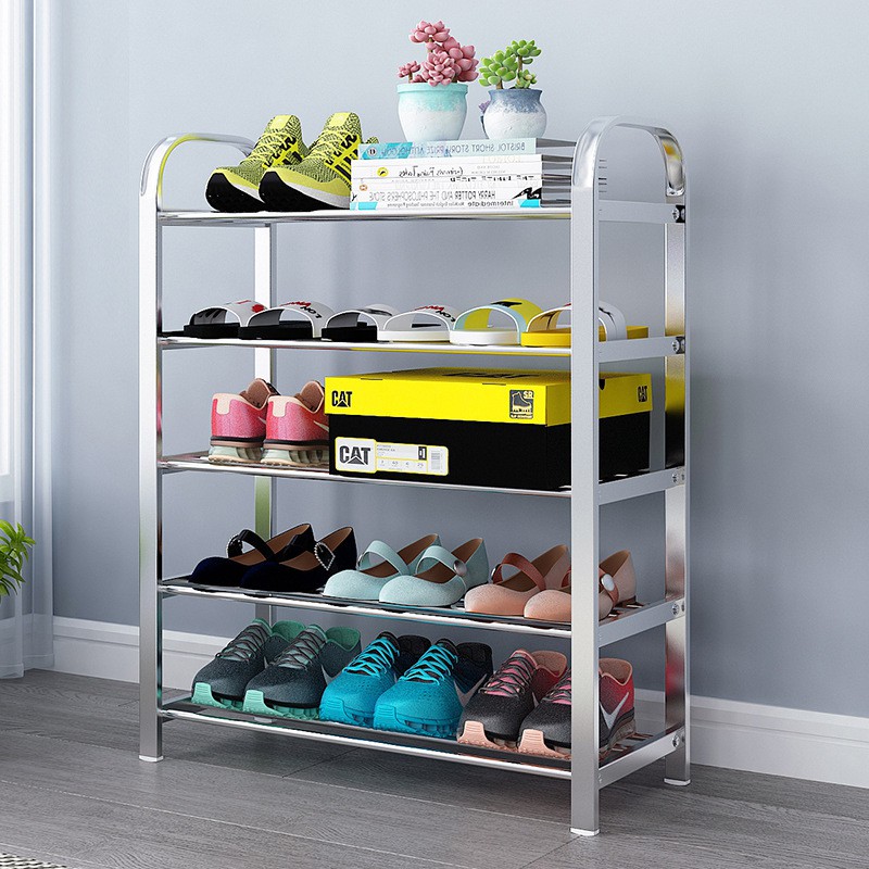 Jual Rak Sepatu tingkat/ rak sepatu kokoh/tempat sepatu sendal besi/rak ...