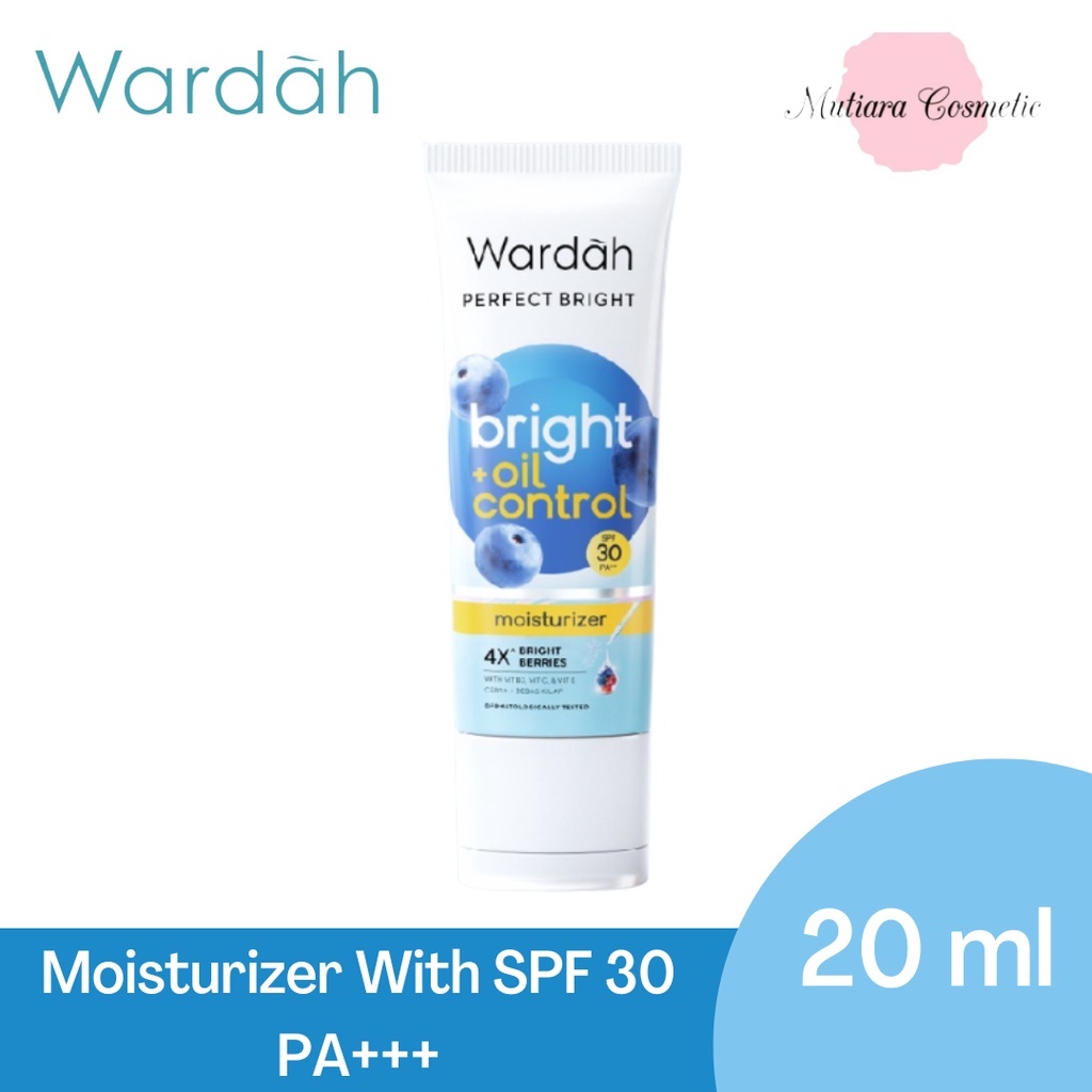 Jual Wardah Perfect Bright Moisturizer+Oil Control SPF 30 PA+++ 20ml | KEMASAN BARU | Shopee ...