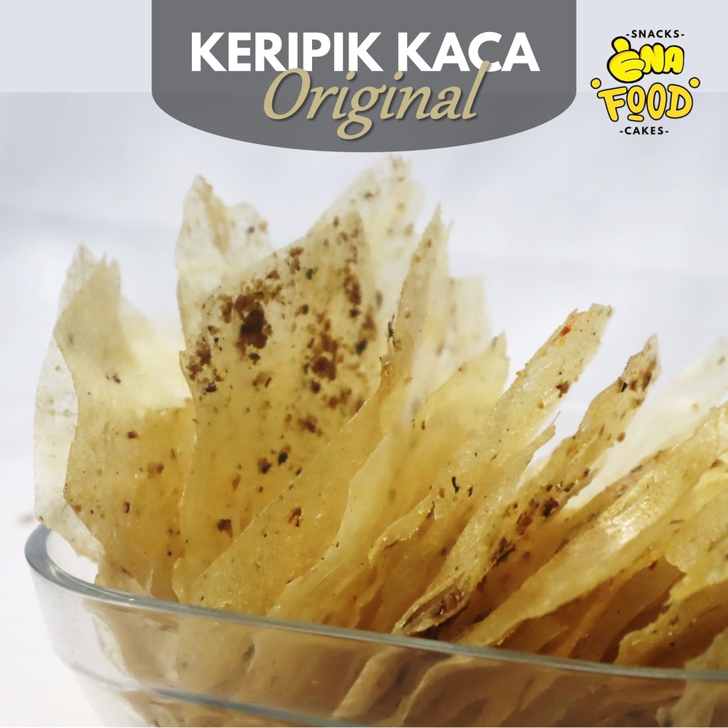 Jual KRIPCA ORIGINAL - KERIPIK KACA Rasa Original - Enafood | Shopee ...
