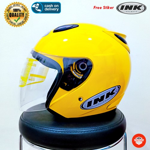 Jual HELM DEWASA MURAH HELM CENTRO HELM INK SNI KW ( CENTRO KUNING ...