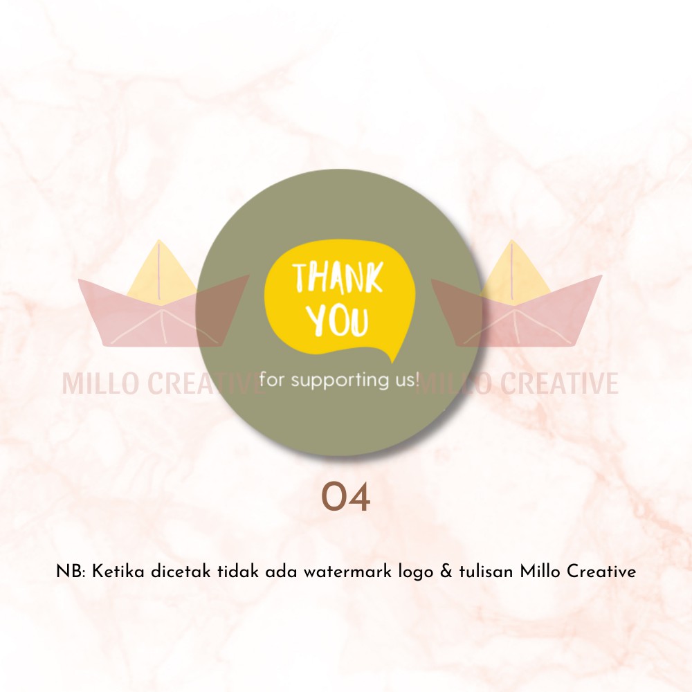 Jual STIKER BULAT / STICKER BULAT / STIKER LABEL / STICKER LABEL ...