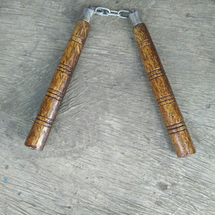Jual Nunchaku- Double Stick Kayu Ruyung/Nunchaku Ruyung -Nunchaku ...