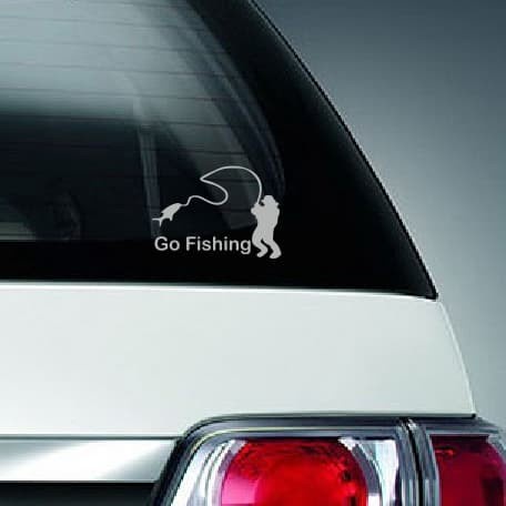 Jual Stiker mobil cutting sticker go fishing club tukang mancing ...